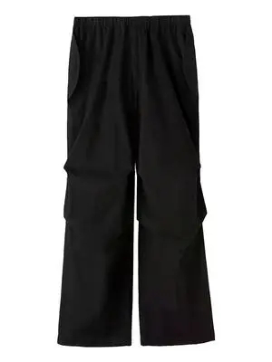 JIL SANDER Pleated Wide-leg Trousers - Black