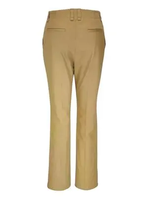Saint Laurent Straight-leg Cotton Twill Trousers - Neutrals