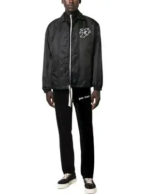 Palm Angels Logo Patch Lightweight Jacket - Black