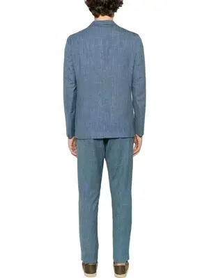 Eleventy Single-breasted Suit - Blue