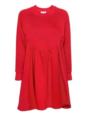 IOANA CIOLACU Calypso Sweatshirt Dress - Red
