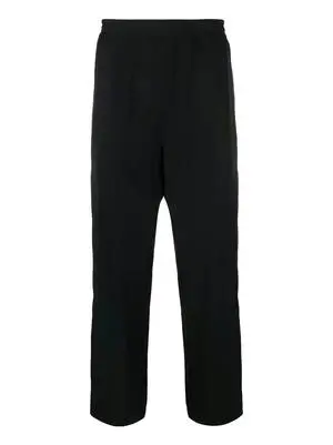 Y3 Mid-rise Straight-leg Cotton Trousers - Black