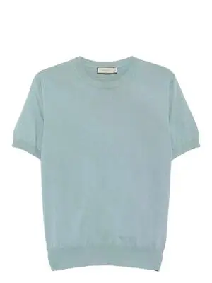 Canali Knitted T-shirt - Blue