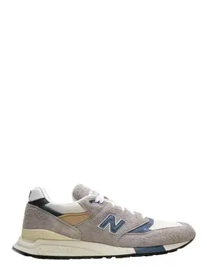 NEW BALANCE 998 Made In Usa Navy Suede Sneakers - Grey