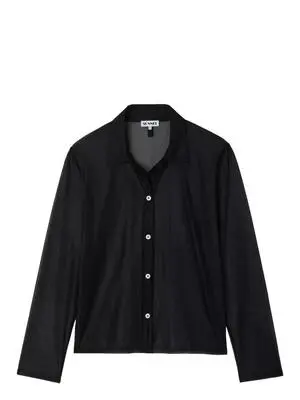 Sunnei Sheer Tulle Shirt - Black
