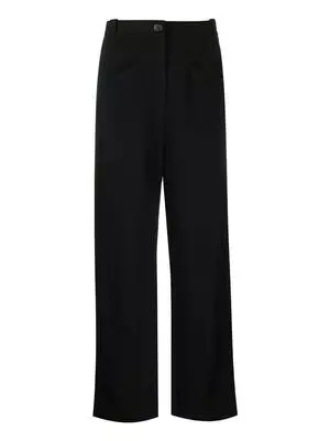 KHAITE KHAITE High-Waisted Straight Leg Trousers