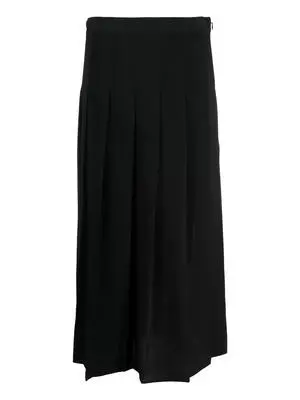 Polo Ralph Lauren Pleated High-waist Skirt - Black
