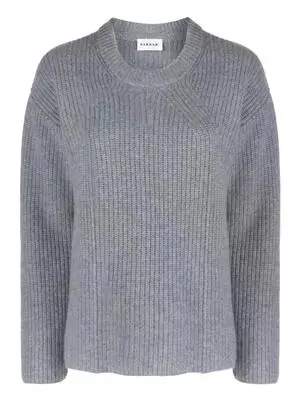 P.a.r.o.s.h Ribbed-knit Cashmere Jumper - Grey