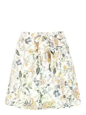 ULLA JOHNSON Ulla Johnson Quilted Silk Miniskirt