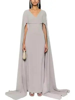 Solace London Morgan Maxi Dress - Grey