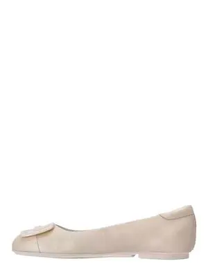 Hogan Hogan Patent Leather Ballerina Flats Neutrals