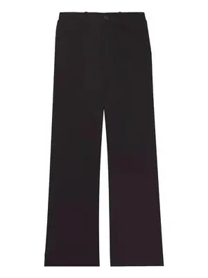 Proenza Schouler White Label Proenza Schouler White Label Cropped Wide-Leg Culottes Black