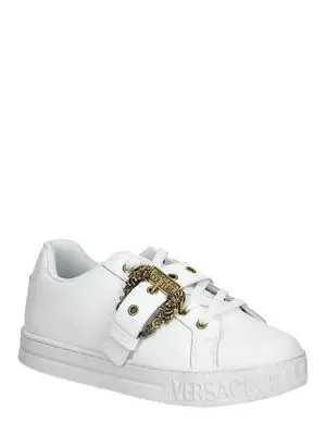 Versace Leather Sneakers - White