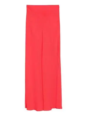 TWINSET Logo Plaque Maxi Skirt - Red