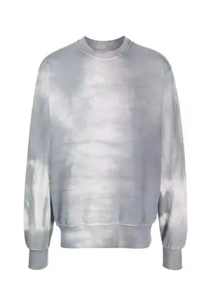 DAILY PAPER Tie-dye Print Jumper - Grey