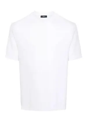 Herno Logo-plaque Cotton T-shirt - White