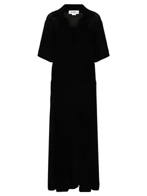 VICTORIA BECKHAM Victoria Beckham Panelled Knitted Maxi Dress