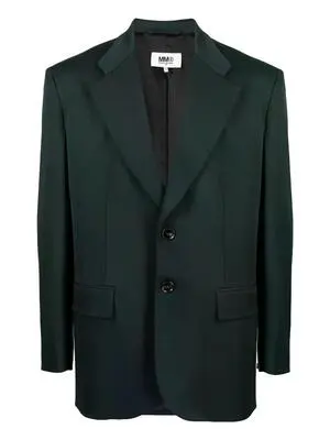 MAISON MARGIELA Single-breasted Blazer - Green