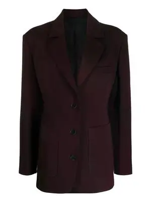 LANVIN Single-breasted Blazer - Red