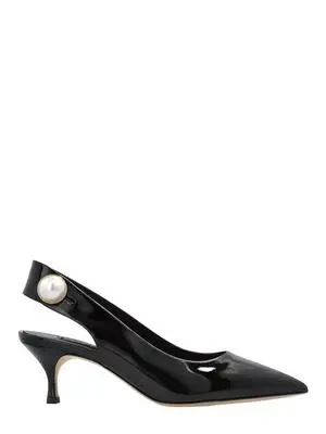 Casadei 65mm Slingback Pumps - Black