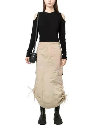 IOANA CIOLACU Ioana Ciolacu Cold-Shoulder Cut-Out Top
