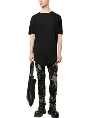 Boris Bidjan Saberi Paint Splatter Skinny Jeans - Black