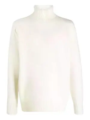 OAMC Intarsia-knit Logo Wool Jumper - Neutrals