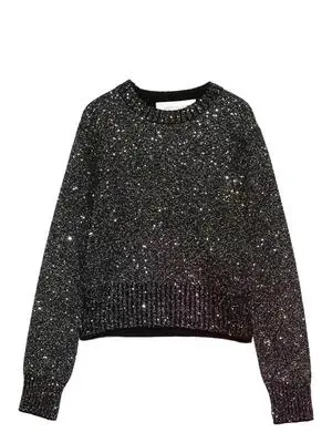 GOLDEN GOOSE Sequinned Sweater - Black