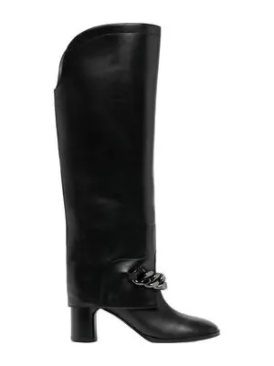 CASADEI Casadei Varenne Knee-High Boots With Chain-Link Detailing