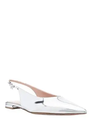 GIANVITO ROSSI Robbie Ballet Flats - Silver