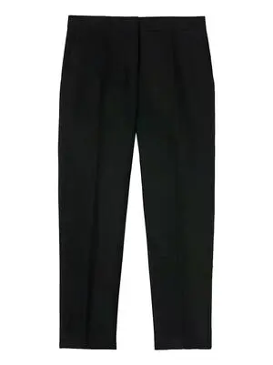JIL SANDER Cropped Tailored Trousers - Black