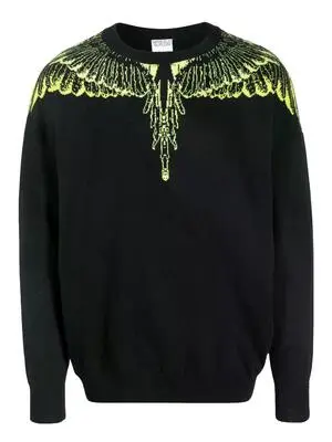 COUNTY OF MILAN Marcelo Burlon Icon Wings Jumper - Black