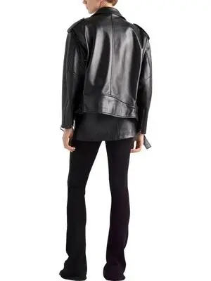 PRADA Prada Leather Mini Skirt