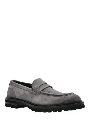 Dolce & Gabbana Penny Slot Loafers - Grey