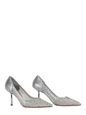 LE SILLA Le Silla 80mm Gilda Pumps Silver
