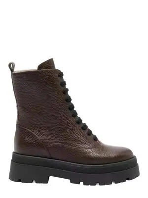Fabiana Filippi Ankle-length Leather Boots - Brown