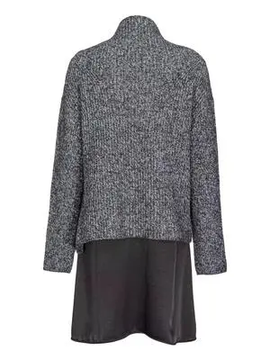 Pinko Layered Knitted Dress - Grey