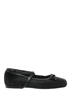 Michael Kors Rhinestone Embellished Ballerina Shoes - Black