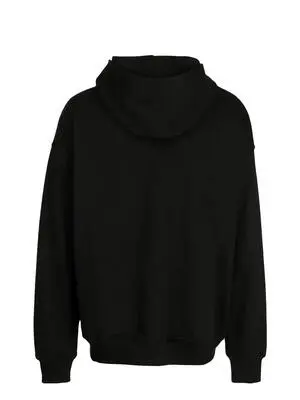 BLUE SKY INN Logo-print Cotton Hoodie - Black
