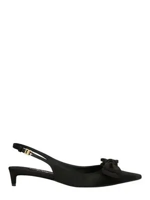 DOLCE & GABBANA Dolce & Gabbana Slingback Pumps With Bow Detailing