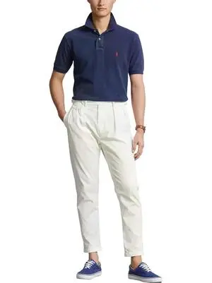 Polo Ralph Lauren Embroidered Cotton Polo Shirt - Blue