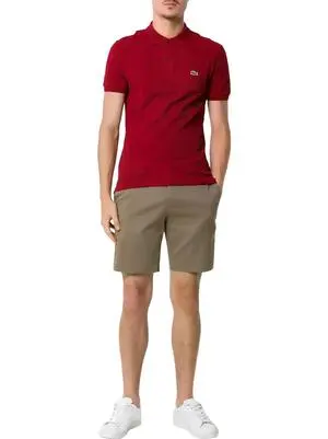Lacoste Logo Patch Polo Shirt Red