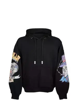 HACULLA. Crown Royale Graphic-print Hoodie - Black