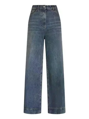 Etro High-rise Flared Jeans - Blue