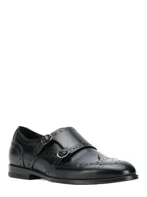 SCAROSSO Kate Monk Shoes - Black
