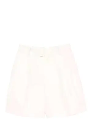 JIL SANDER Tailored Belted Shorts - Neutrals