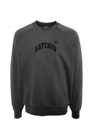 AAPE BY *A BATHING APE Sweatshirt With Embroidered Logo - Grey