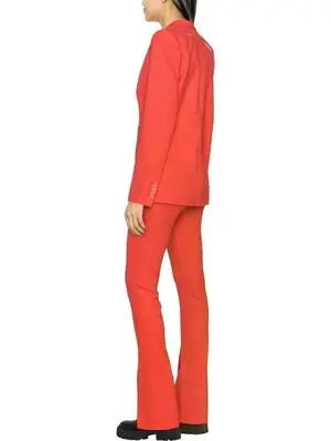 Off-White Notch-lapel Buttoned Blazer - Red