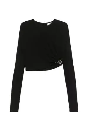 CHRISTOPHER ESBER Bezel-Quartz Long-Sleeve Top