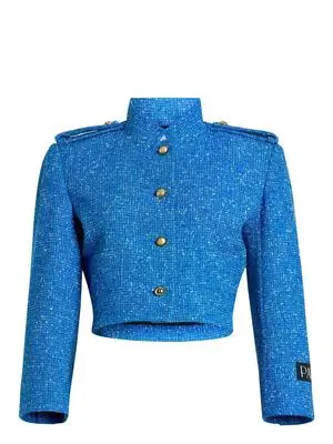 PATOU Cropped Sailor Jacket - Blue